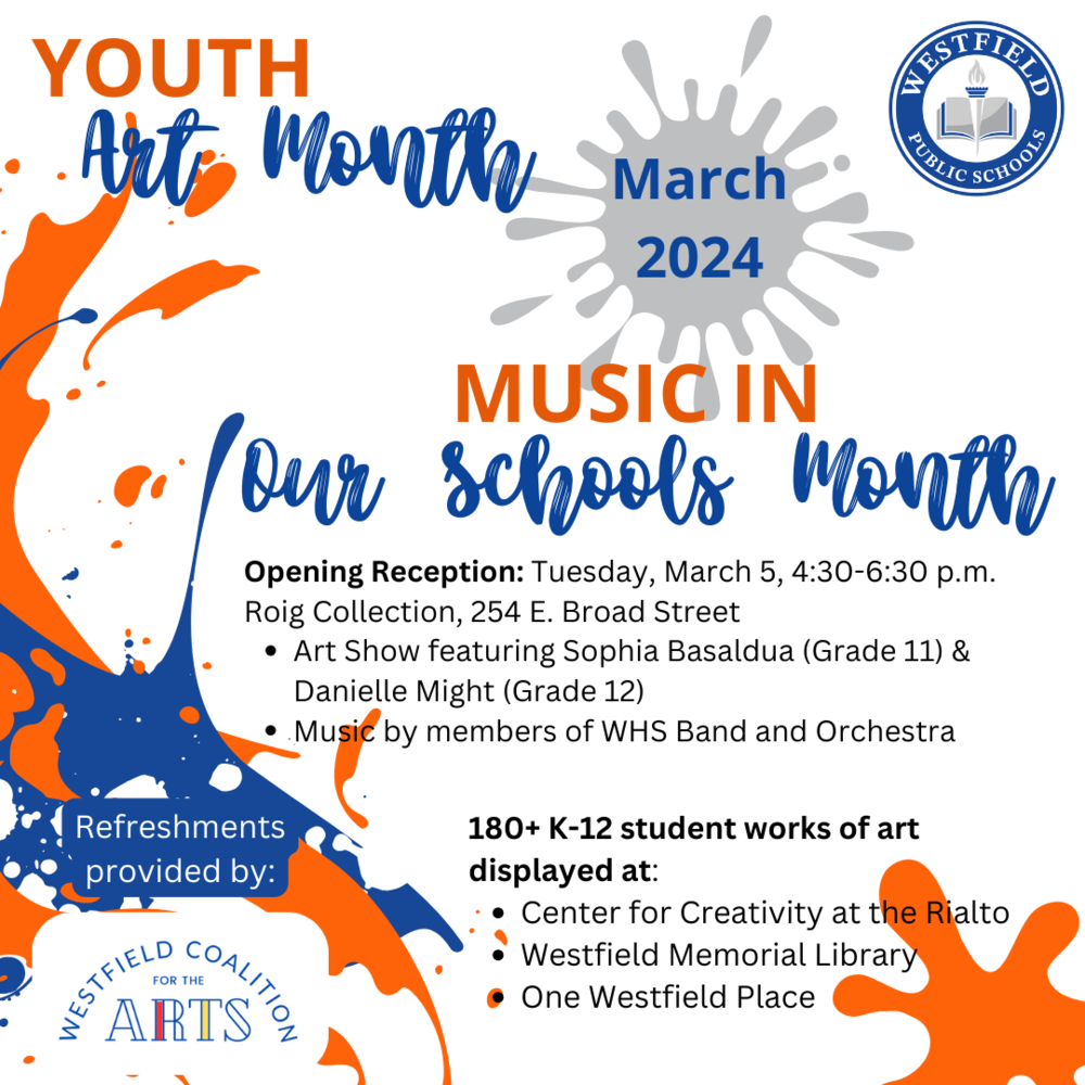 Celebrating the Arts in our Schools! | Westfield Public Schools